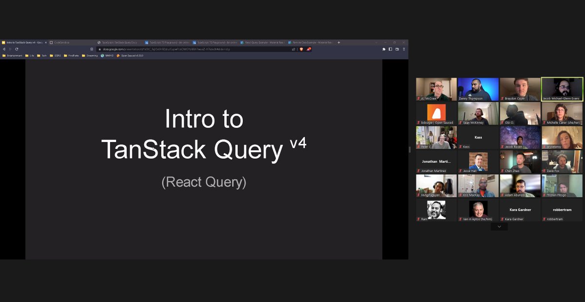 When I say @codeSTACKr can give a talk, I mean it! Truly phenomenal! So far this meetup has been ...