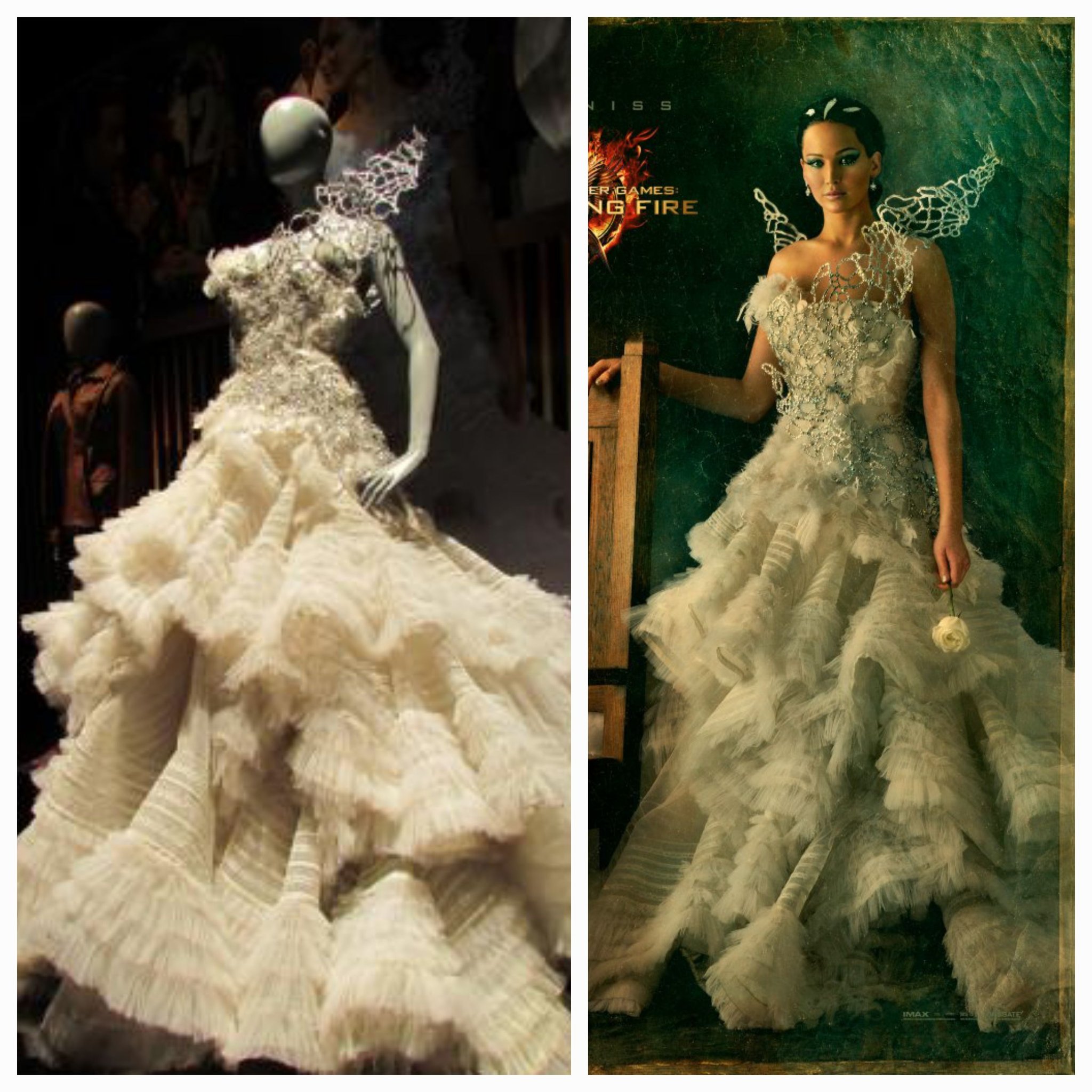 Jennifer Lawrence Hunger Games Wedding Dress