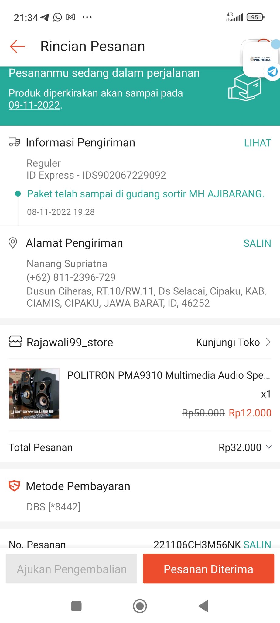 Nanang Supriatna on Twitter: "@darpo_s @ShopeeID Ini. Penipuan itu. https://t.co/qWRjMxdX8Q ...