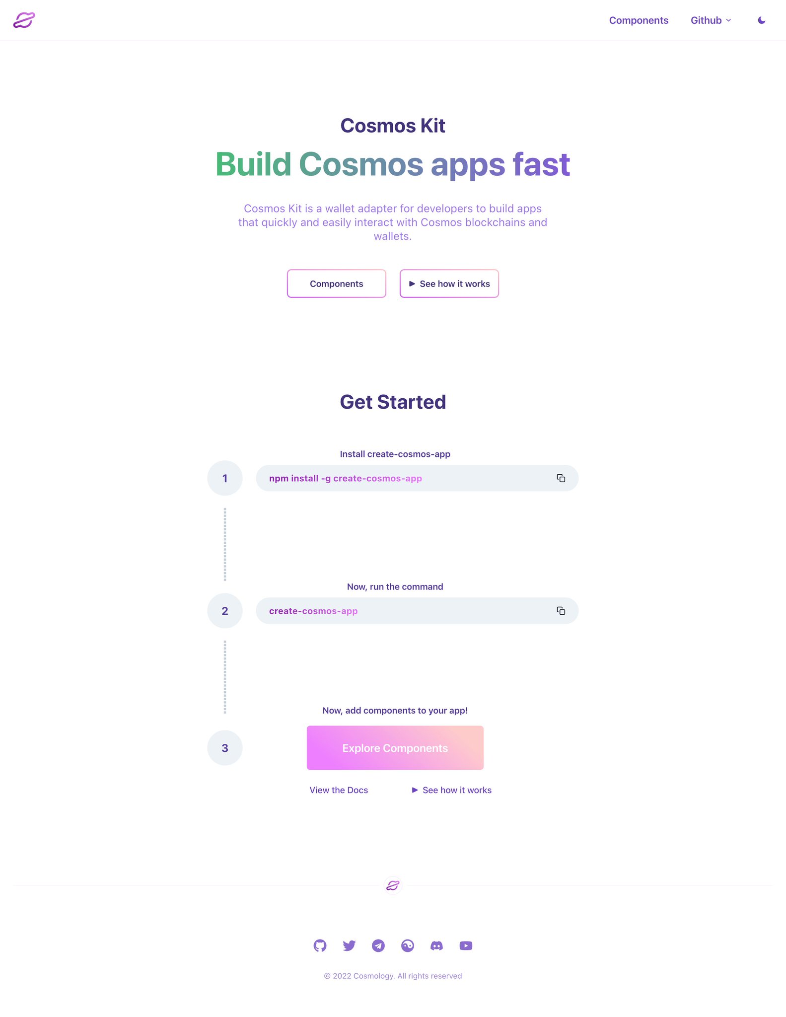Cosmology on Twitter: "Wow! Loving the new @CosmosKit_ website, https://t.co/eu80ONMo7O 1...2 ...
