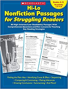 ^PDF Download^ Hi-Lo Nonfiction Passages for Struggling Readers: Grades ...