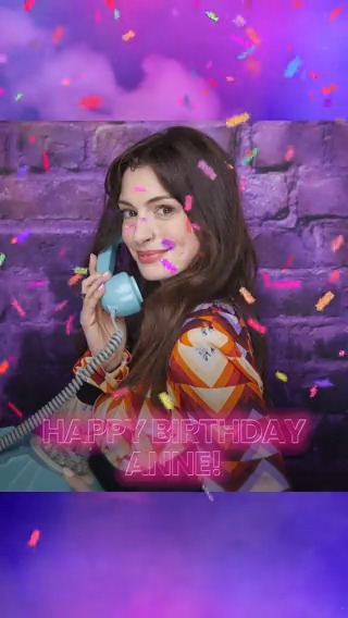 Anne Hathaways Birthday Celebration Happybday To