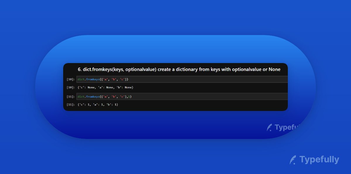 🐍Python 🔥🔥 All Methods Of Python Dictionaries With Examples 🔥🔥 ...