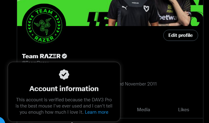 Team RΛZΞR on Twitter: "Aw Thanks @TwitterGaming! https://t.co/VS0nc3yghE" / Twitter