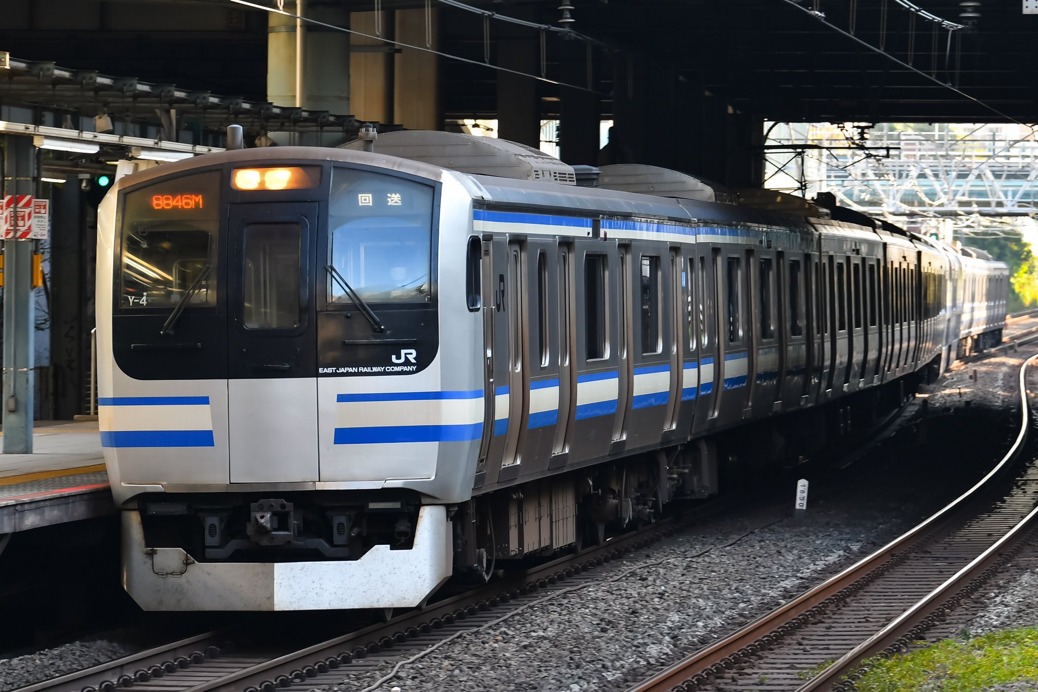 most fanの写真 on Twitter: "2022/11/11(金) TK入場、幕張疎開返却 回8846M E217系 Y-4編成 回9791M E217系 Y-23編成 https ...
