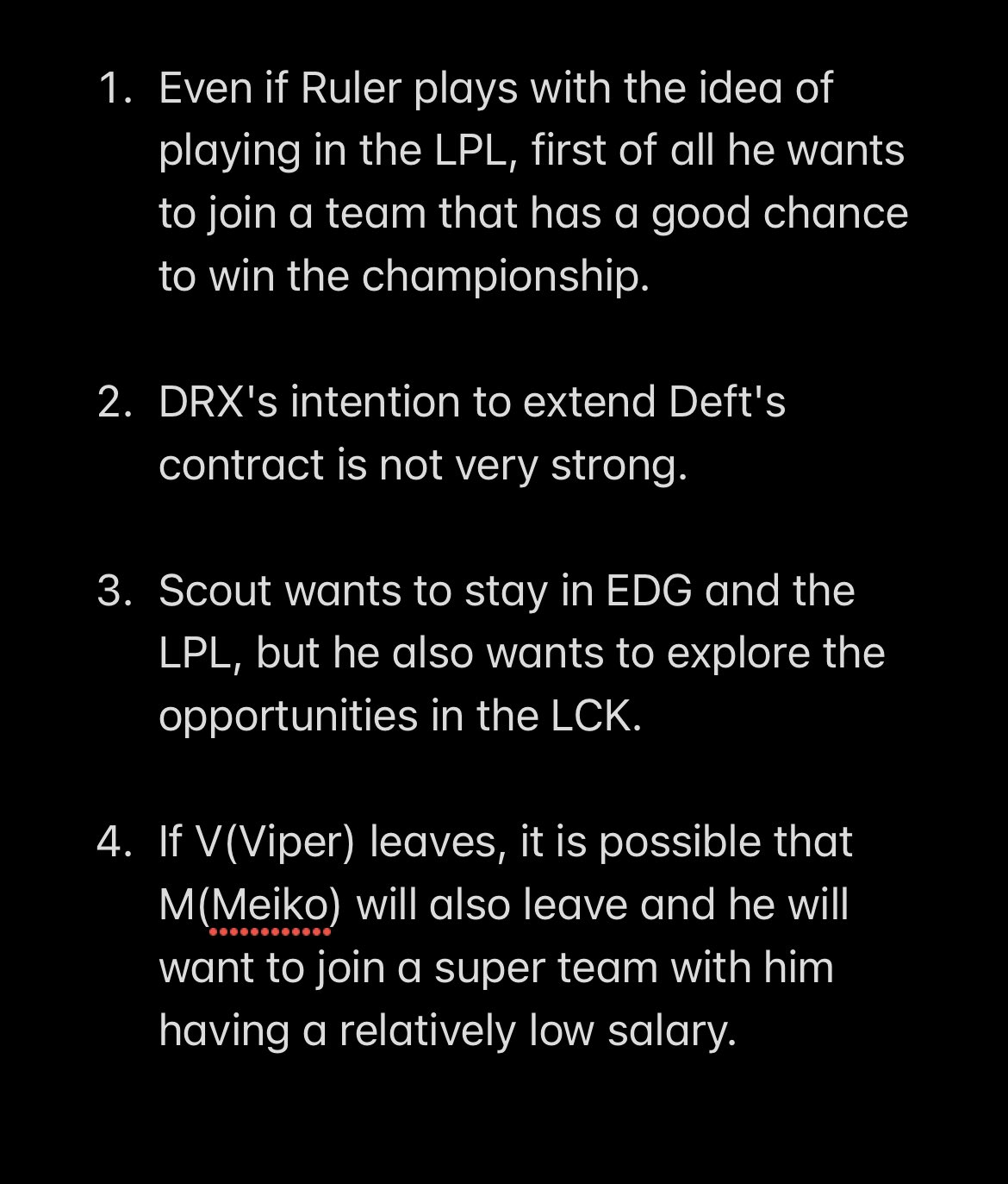 Rita on Twitter: "LCK rumours from Analyst Phel credit to https://t.co/ghAfwEHYOM https://t.co ...
