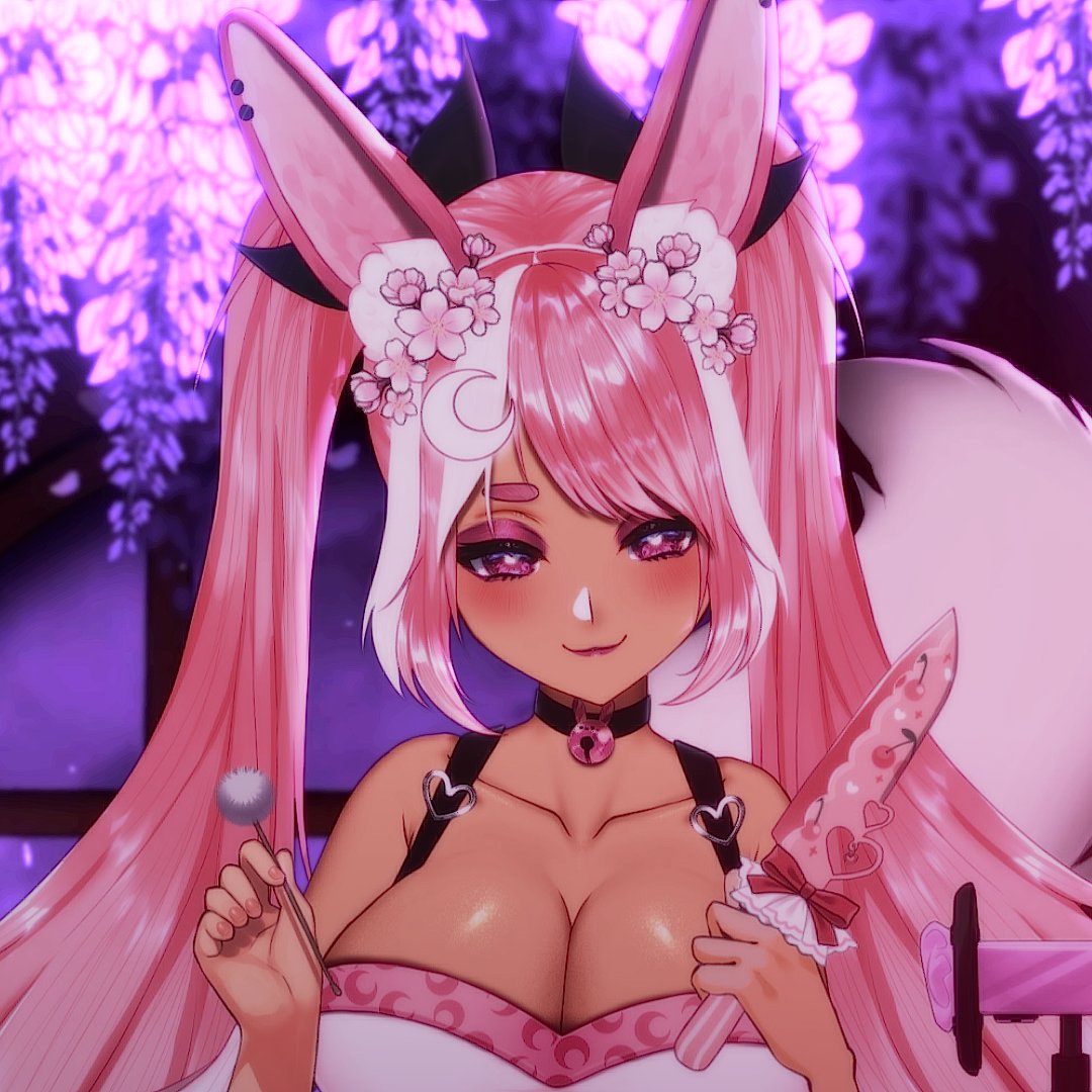 LIVE🔴 Lewnabun.TTV 🌸🌙 on Twitter: " ️‍🔥🌸 LIVE! Yandere ASMR hehe~ #Vtuber #Vtubers https://t.co ...