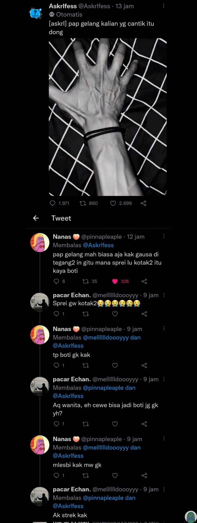 Tanyarl 💚 CLOSE DM on Twitter: "💚 Netijen twitter tuh selalu outofthebox... makanya betah di ...