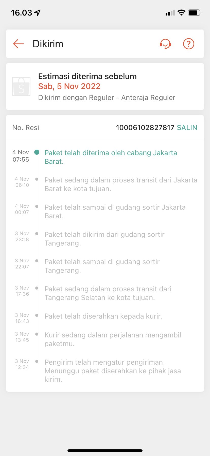 Me_NaomiYanti on Twitter: "@anteraja_id halo min tolong ini paket saya ada dimana…??? Ada 2 ...