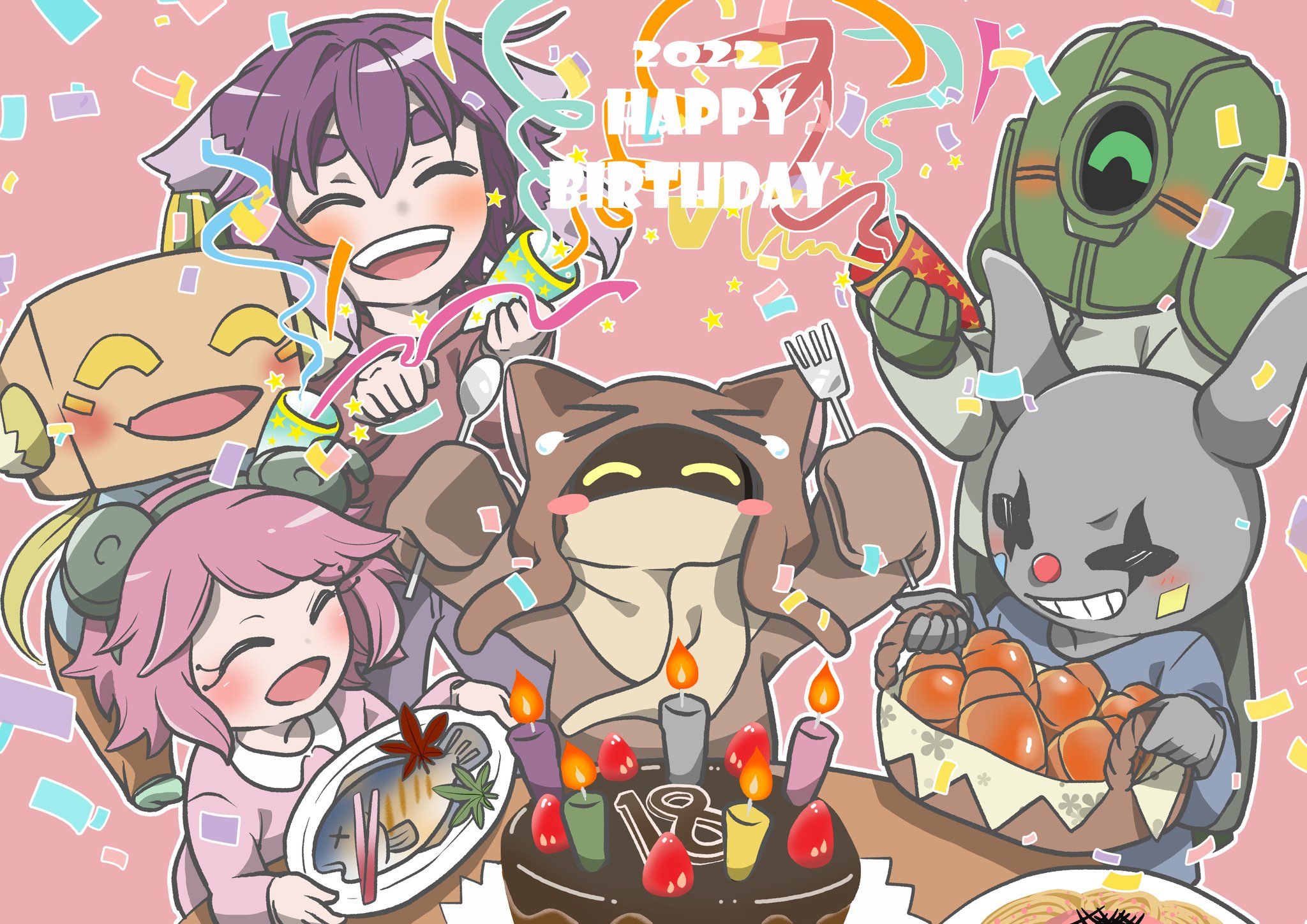 にわ on Twitter: "しるこさんのも、最後まで悩んだ花吹雪バージョンを せっかくなので。 ＃bintrollFA https://t.co/8pIIqQGpA8" / Twitter