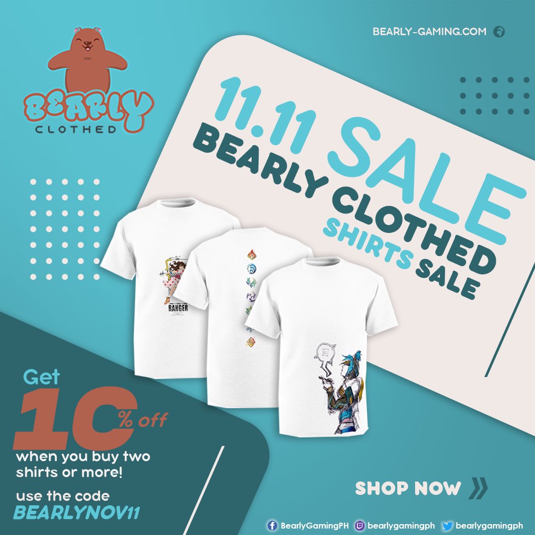 Bearly Gaming on Twitter: "Happy 11.11! We’re on sale! Use the code below 👇 https://t.co ...