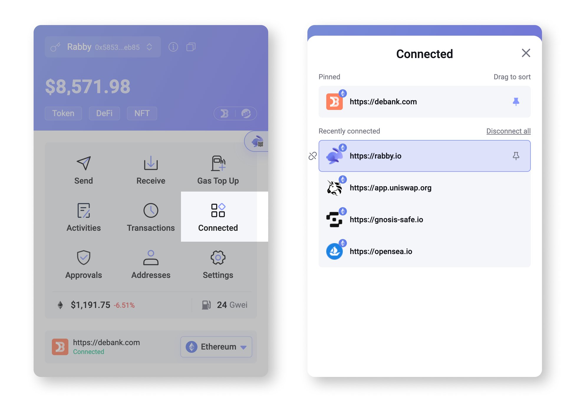 Rabby Wallet on Twitter: "Not all dapps provide the option to disconnect your wallet. But how to ...