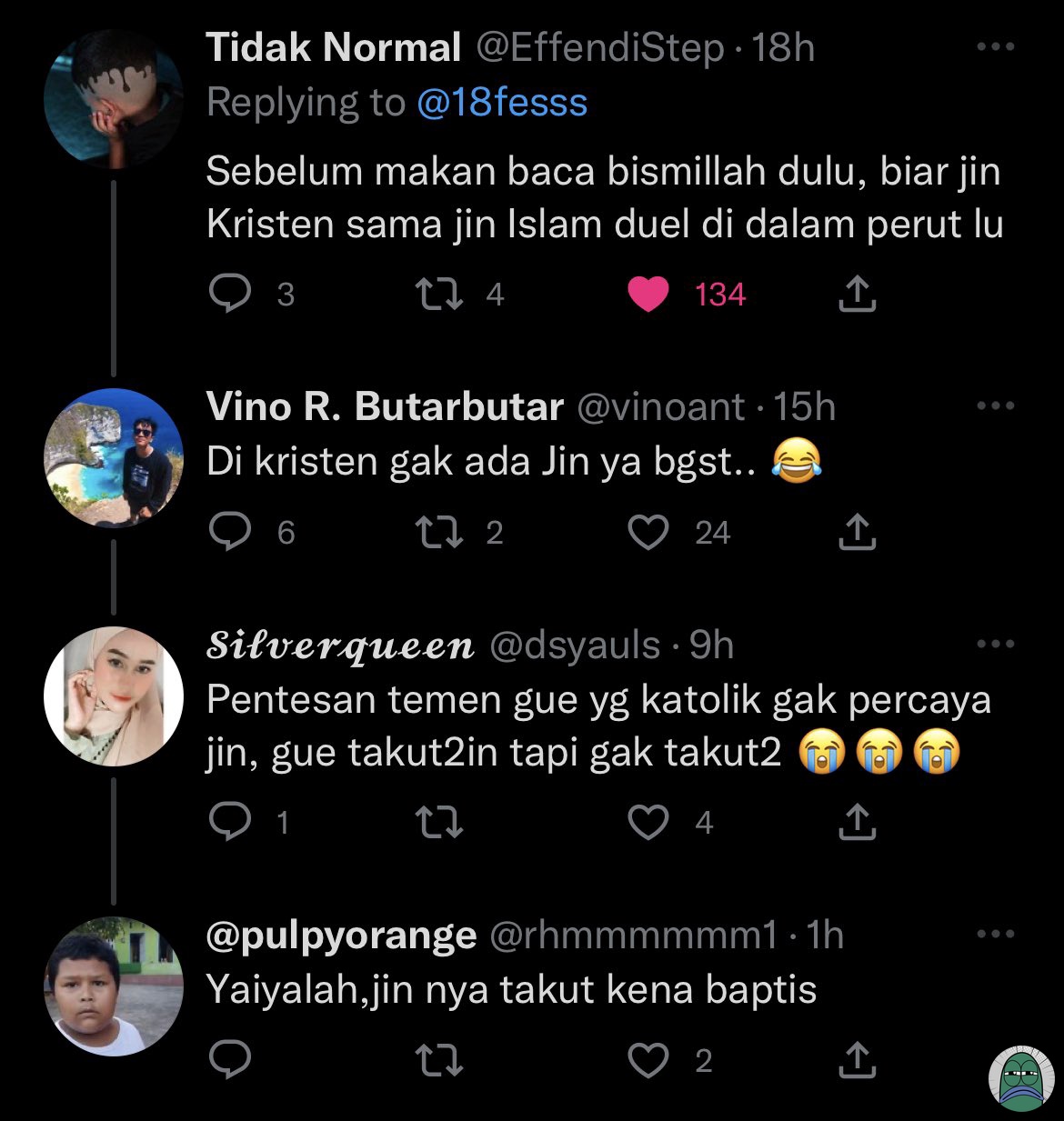 OPEN DM ㅡ Tanyarl 💚 on Twitter: "Eh beneran kah di kristen gada Jin gtu ...