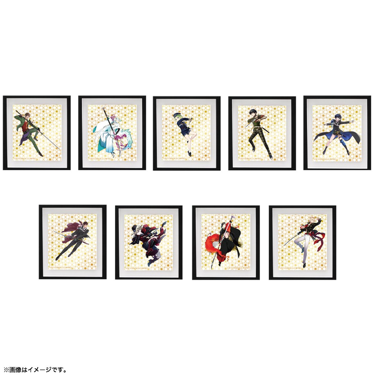 刀剣乱舞 本丸通信 【公式】 On Twitter Rt Toukenyorozuya 【🌸新商品紹介🌸】 刀剣乱舞 Onlineミニ額縁マグネット五周年記念祝画9種税込各