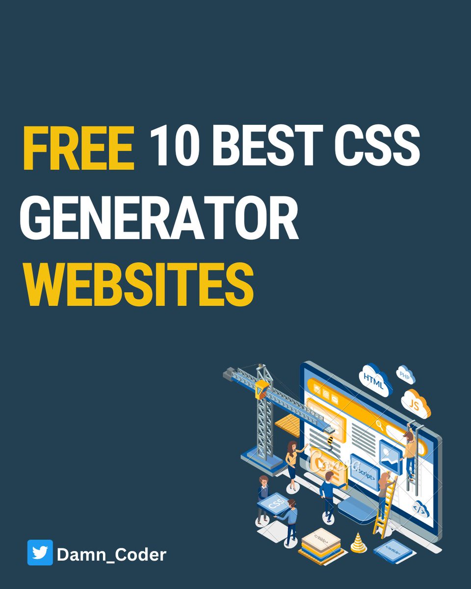 Free 10 Best Css Generator Websites Thread๐งตโ ุงูู
ุณูุณู ู
ู D Coder Damncoder ุฑุชุจูุง