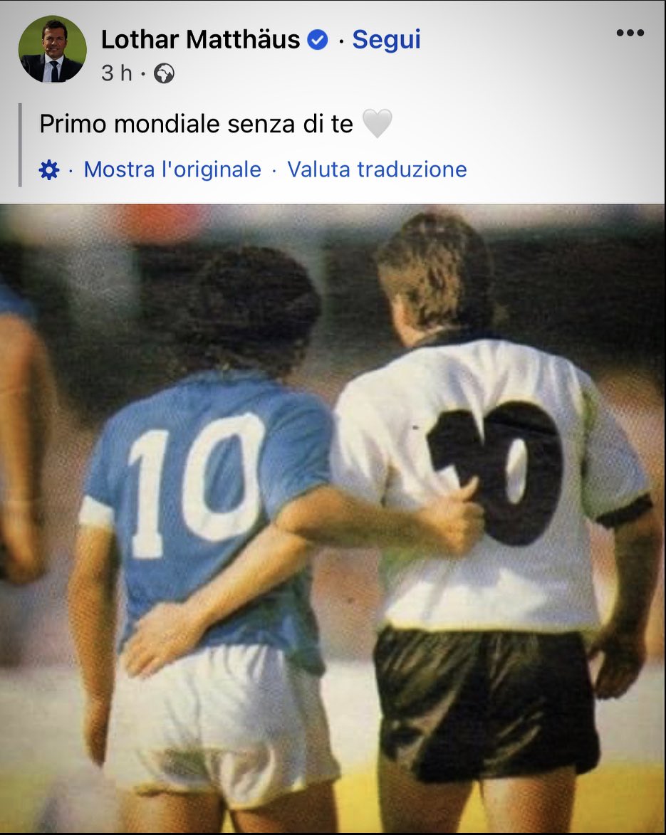 Fabrizio Biasin On Twitter “primo Mondiale Senza Di Te” Maradona