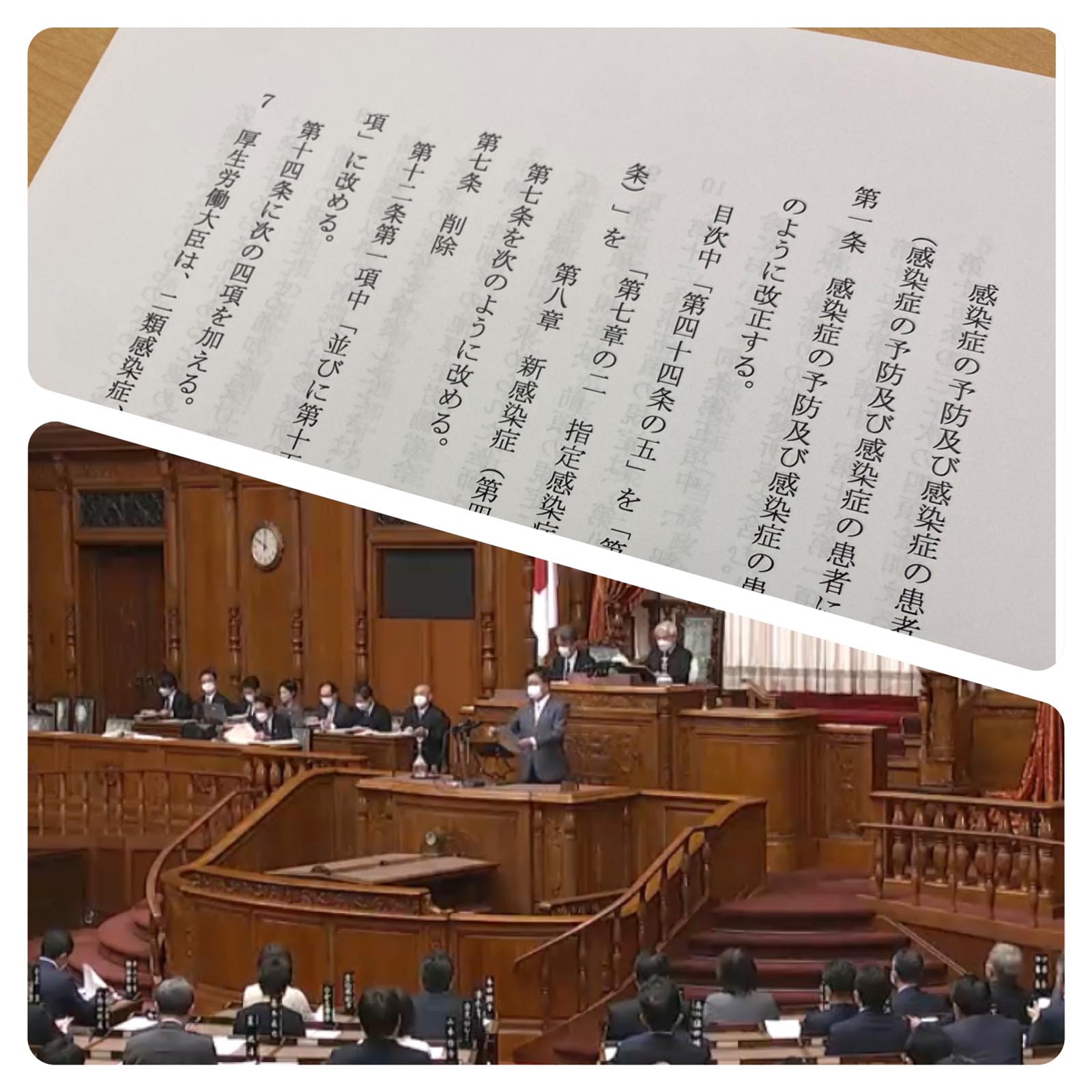 石田まさひろ : 看護師・参議院議員（比例・全国区） on Twitter: "今日も法務大臣の発言の件で、波高い国会だったが、参議院本会議で #感染症法改正案 の趣旨説明と質疑ができて ...