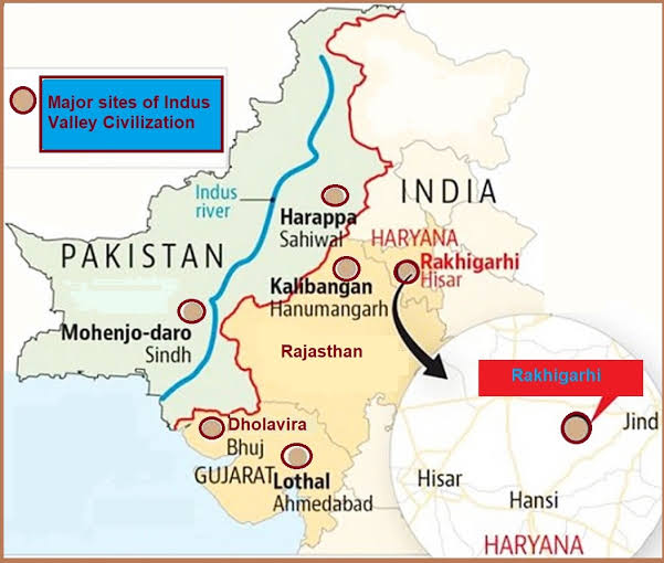 Indus Valley Civilization Map