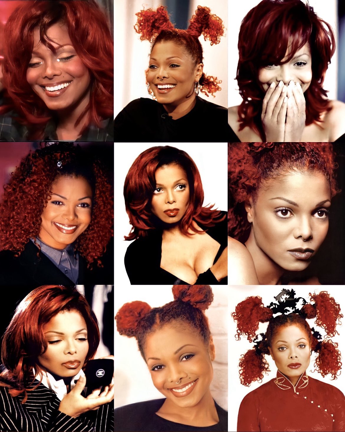 Janet Jackson Red Hair Janet Jackson Red Hair