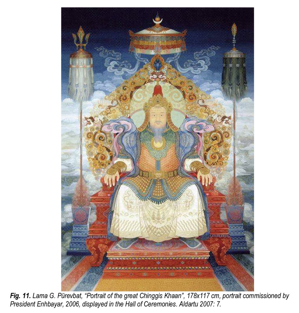 Mongolian Buddhists see Genghis Khan as both a dharmapāla (Protector of ...