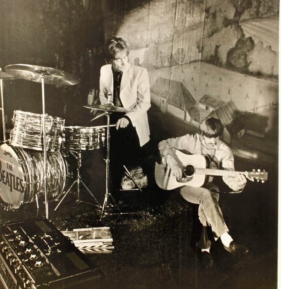 Beatles Books Podcast on Twitter: "At the filming of the ‘Hello, Goodbye’ video at the Saville ...