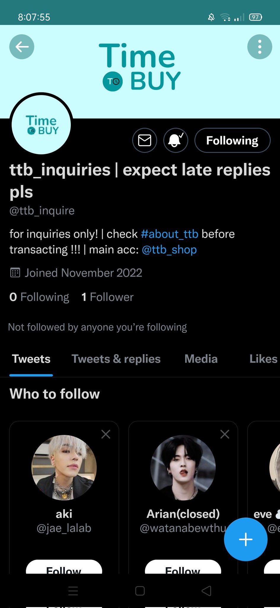 TIME TO BUY 11.11 SALE on Twitter: "for inquiries, questions about our sale pls dm @ttb_inquire ...