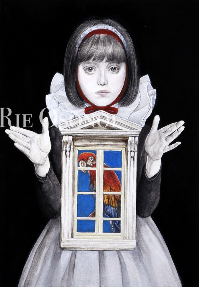 架空まさる《エロとメルヘンの漫画家》 on Twitter: "RT @rie_osonoi: #作品をみてくださいあわよくばフォローしてください祭 アクリル絵の具で絵を描いています。"