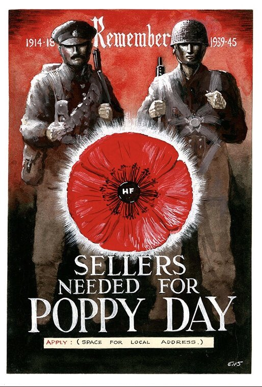 British posters issued by the Royal British Legion for the Poppy Appeal ...