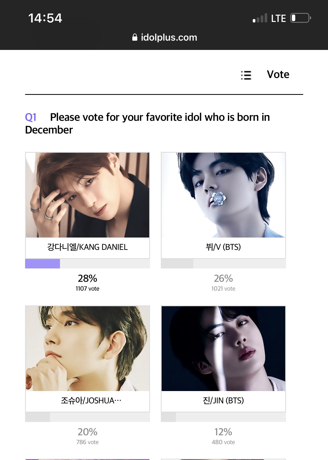 KTH_Naija (TAECEMBER LOCKDOWN) on Twitter: "🚨 Vote for Taehyung on idol Plus birthday poll. Take ...