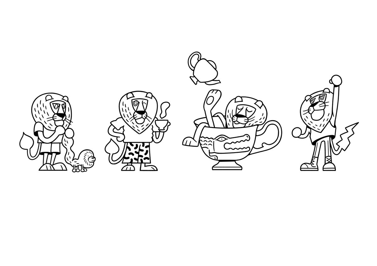 線画の日 」|Studio-Takeumaの漫画