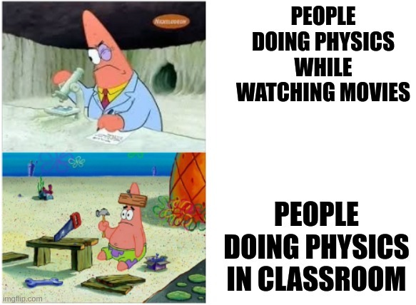 Spongebob Physics Meme
