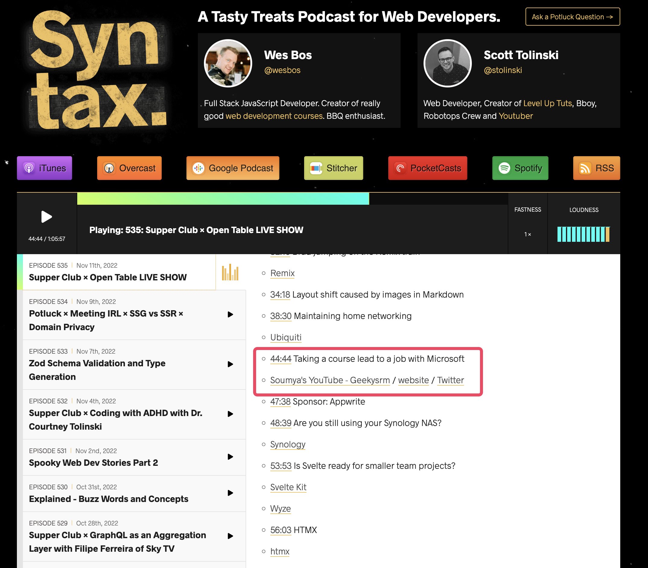 Syntax (@syntaxfm) / Twitter