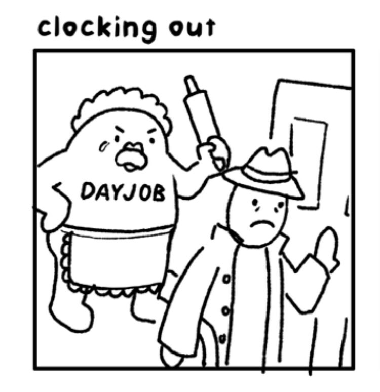 「can't wait to go home and ᑭOᔕT 」alex krokusの漫画