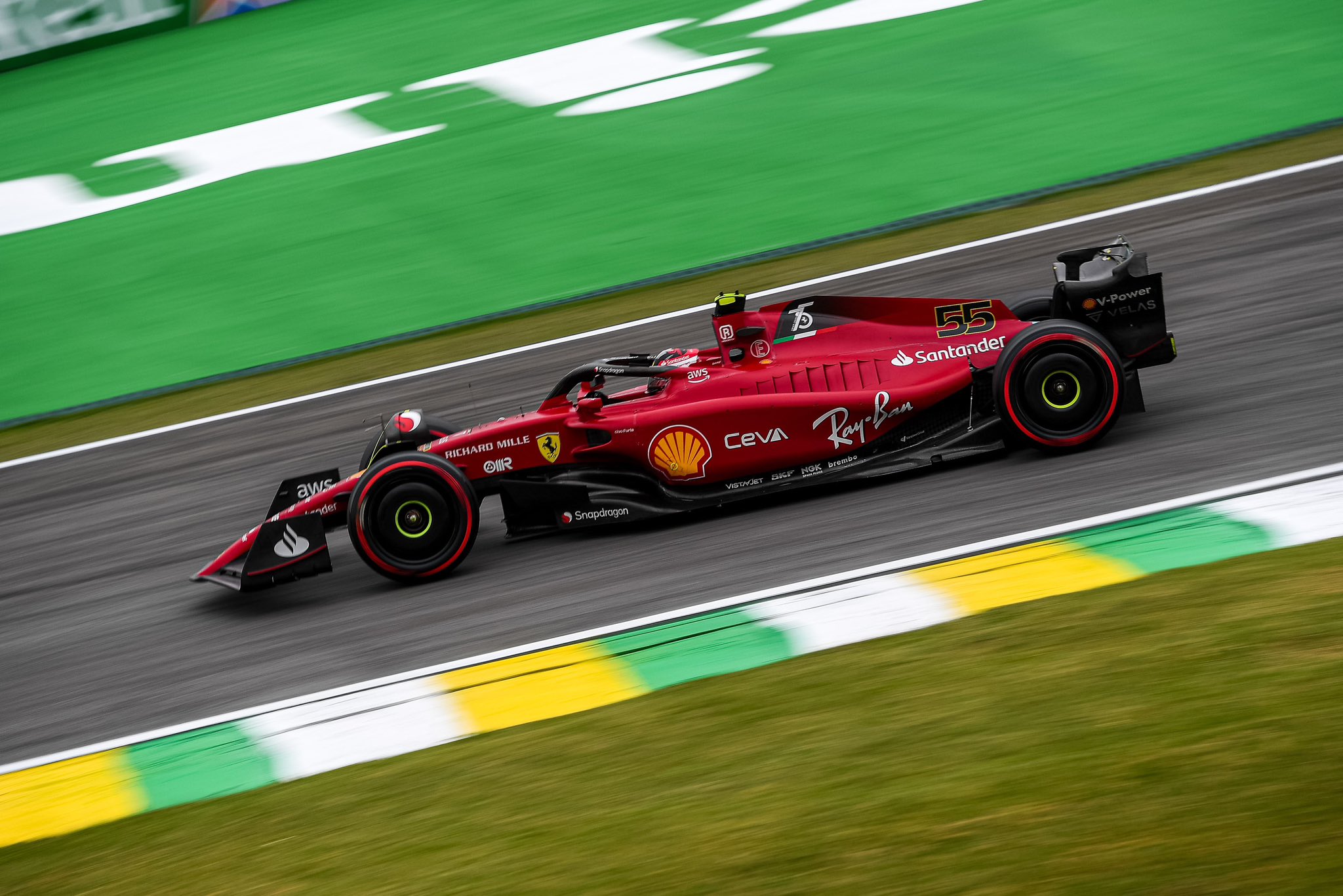 Ferrari qualifying report: Carlos Sainz P5, Charles Leclerc P10 | 2022 F1 Brazilian GP