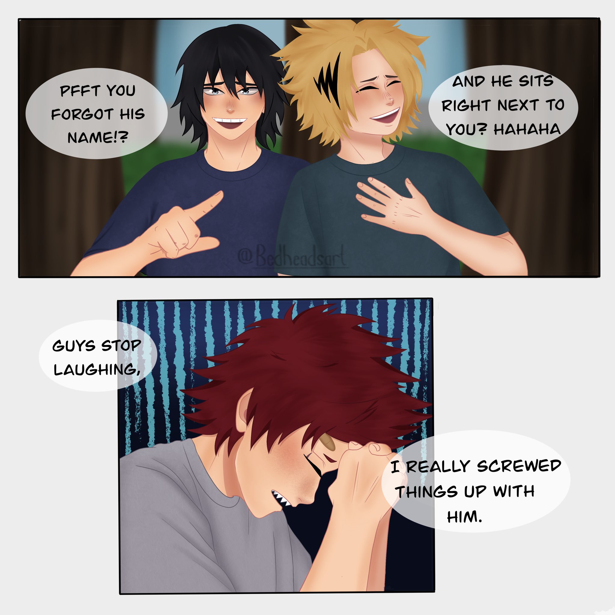 mk on Twitter: "Part 3 of the college au 🫡 https://t.co/30GrBBHl5J" / Twitter