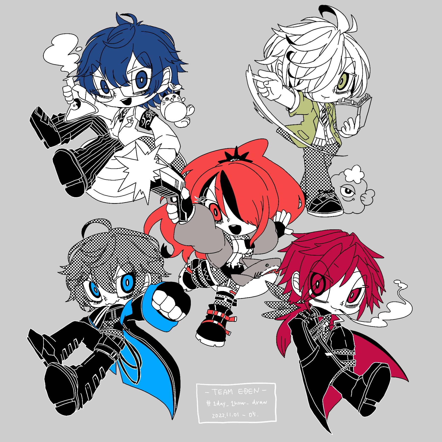 mumu on Twitter: "#繋がらなくていいから俺の描くデフォルメを見てくれ https://t.co/ZMwUN7BxKW" / Twitter