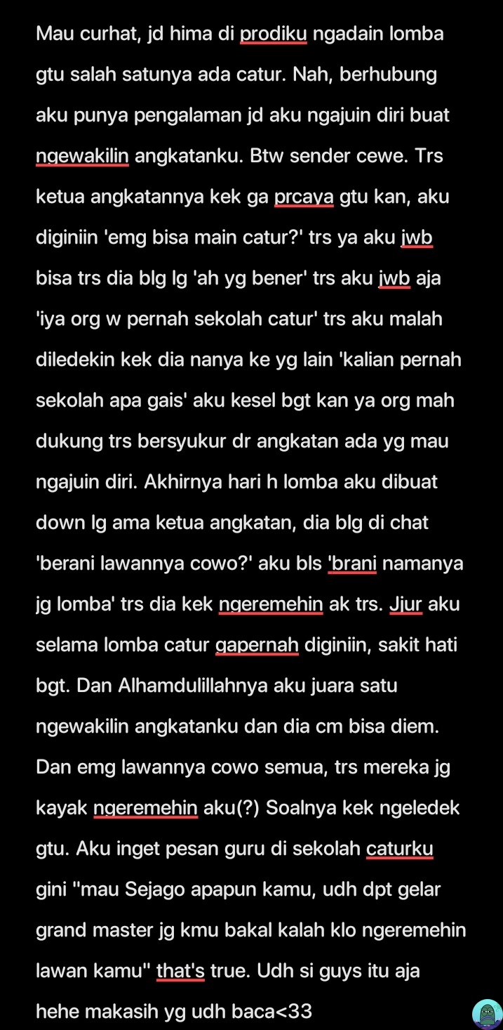 Tanyarl ㅡ Dilarang 🔞 on Twitter: "💚 jangan pernah ngeremehin orang ya guys https://t.co ...