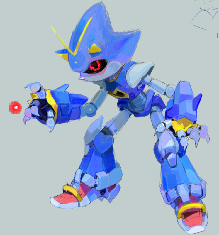 「Old metal sonic doodles 」|momopatchiのイラスト
