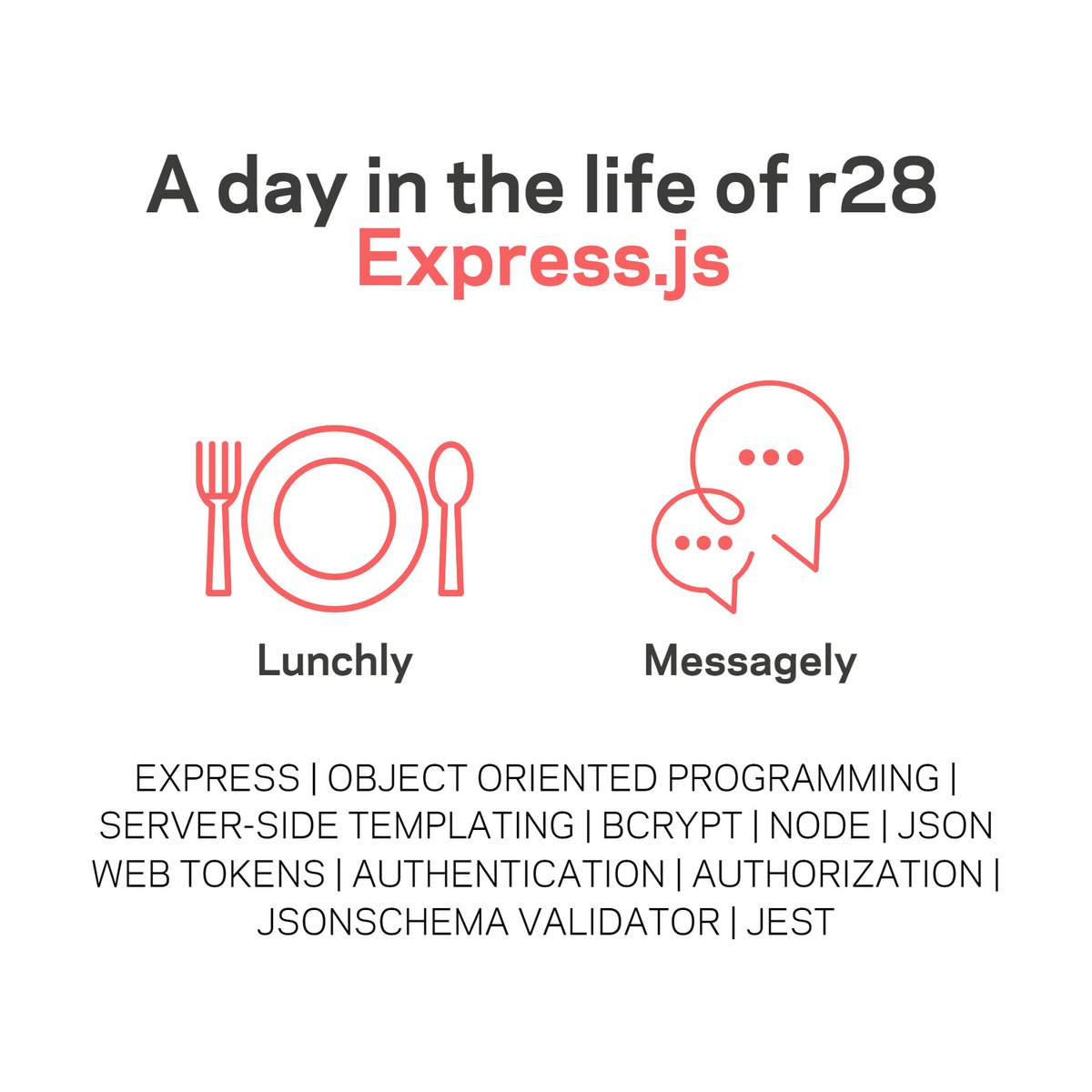 Rithm School on Twitter: "This week is all about Express for r28. They built Lunchly, a ...