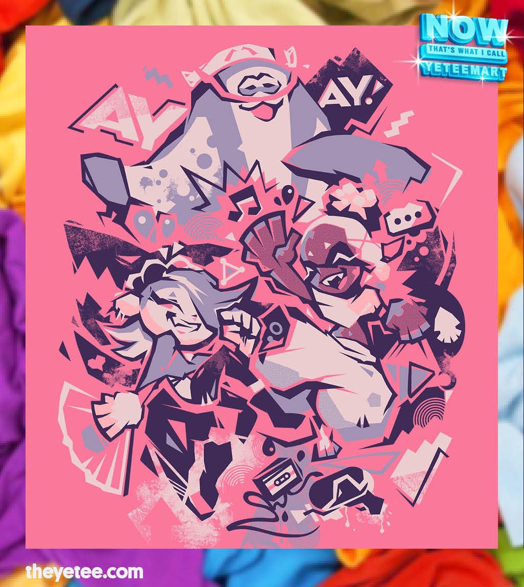 「These returning tees are still fighting 」|The Yetee 🌈のイラスト