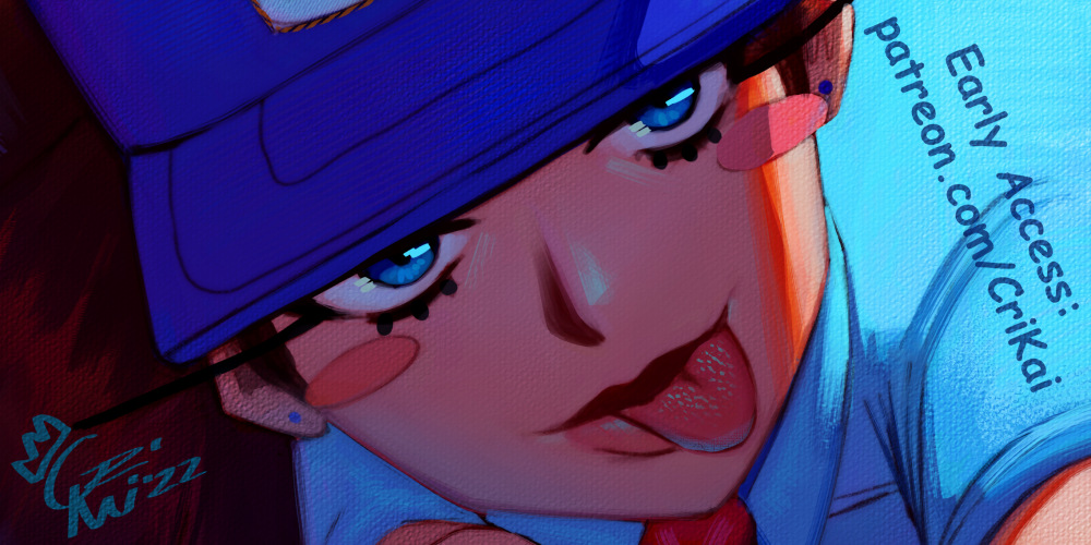 CriKai the Artist on Twitter: "New Poste artworks now available for early access on patreon."