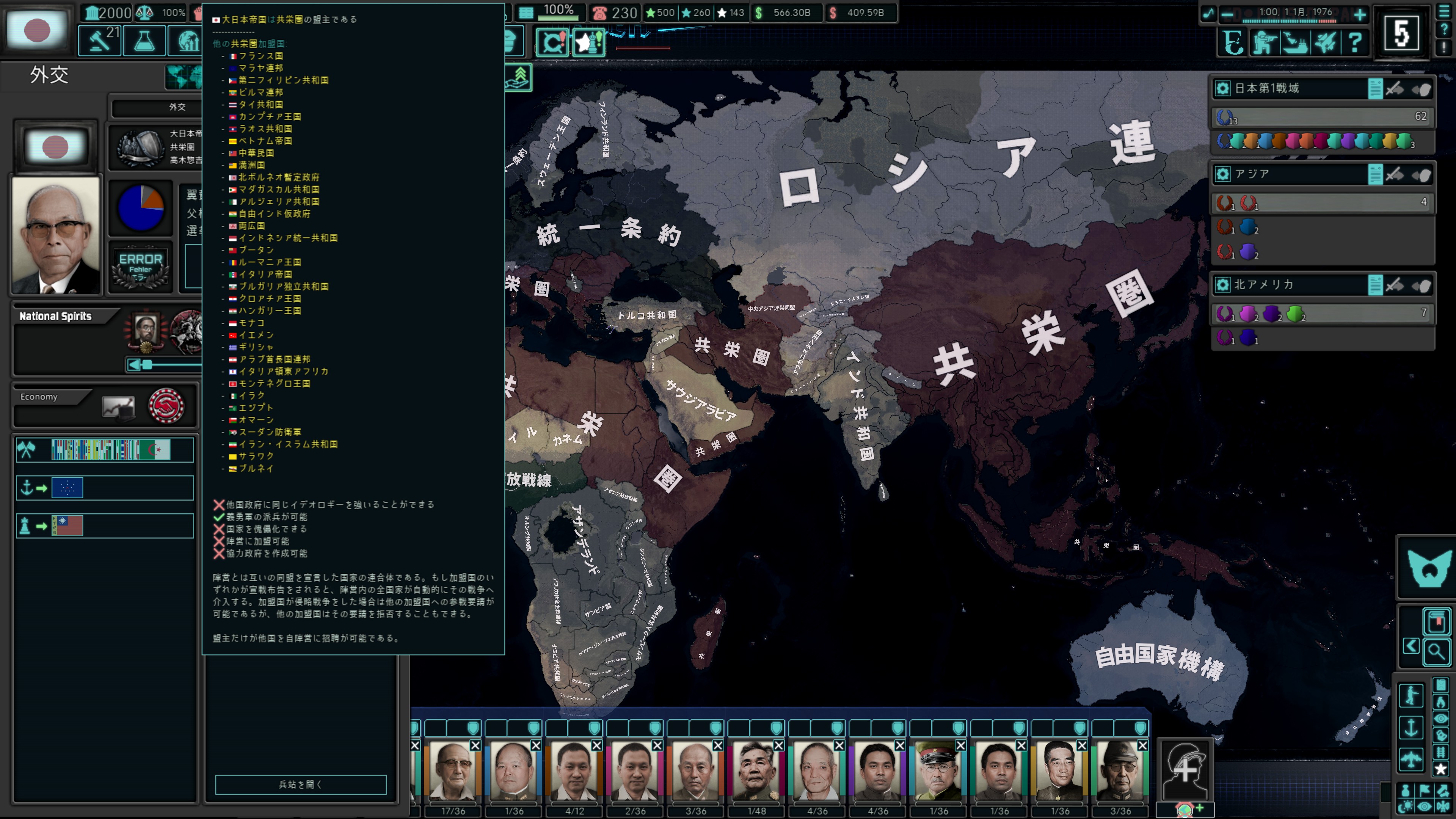 °*Tarepa*° on Twitter: "第二次世界大戦に勝利し、その後すべてのの日米独の冷戦・代理戦争に完全勝利した🇯🇵大日本帝国と共栄圏の姿がこちらになります！ GDPは世界一、領土 ...