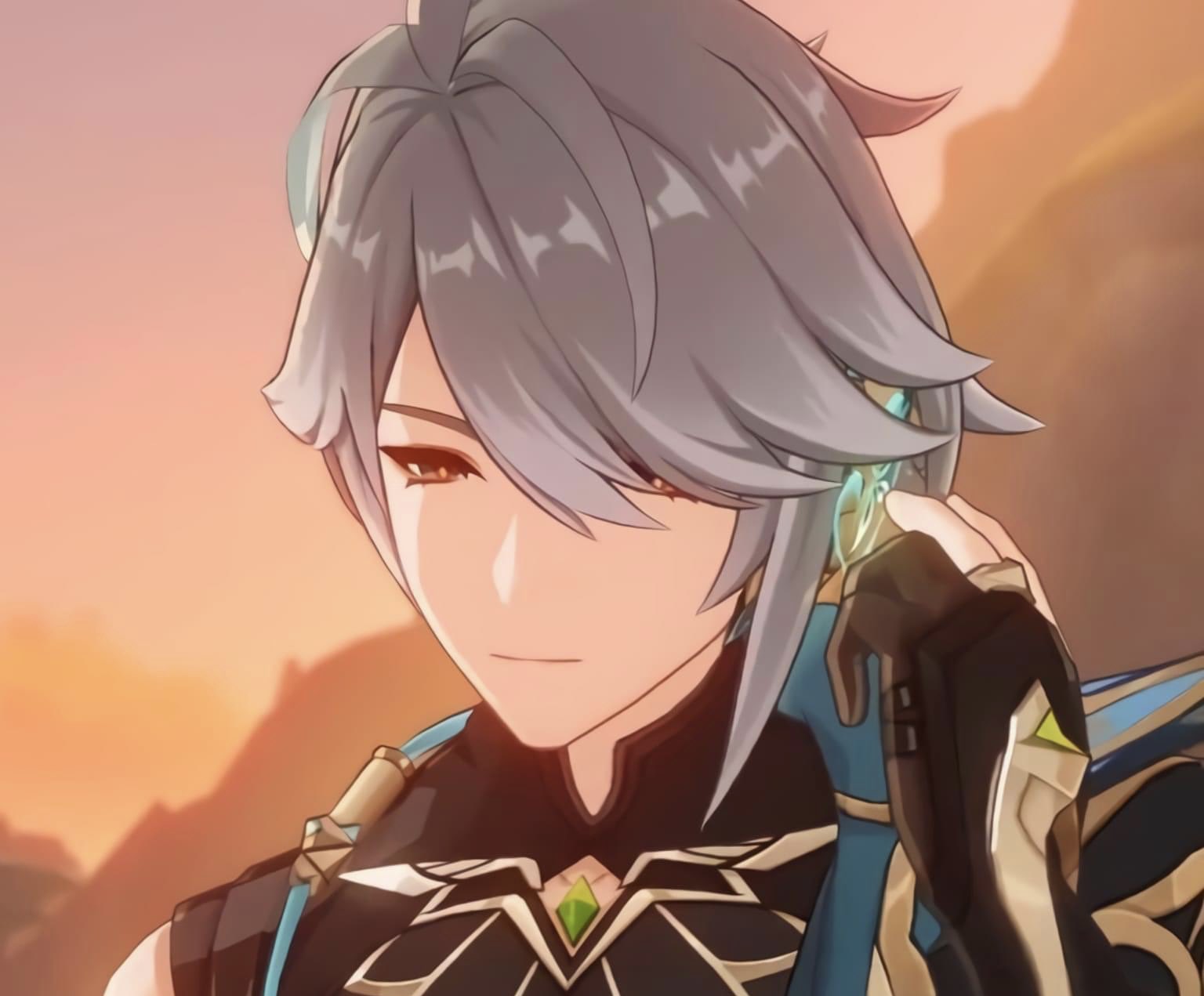 Genshin Update on Twitter: "Happy weekend i'm sending you all this AlHaitham smiling 🤭 # ...