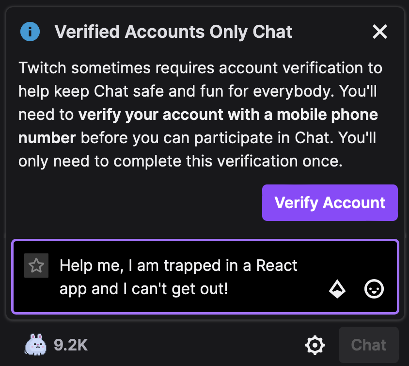 strager on Twitter: "Why did so many Twitch channels recently start requiring phone verification ...
