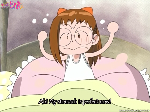 DoremiRobo on Twitter: "Ojamajo Doremi ep.02 @ 18:01.26 "Ah! My stomach is perfect now!" # ...