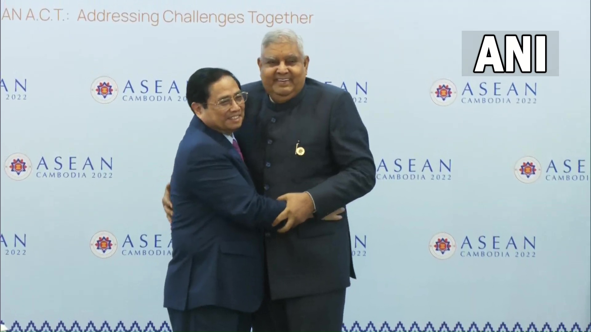 ANI on Twitter: "Cambodia | Vice President Jagdeep Dhankhar holds a bilateral meeting with ...