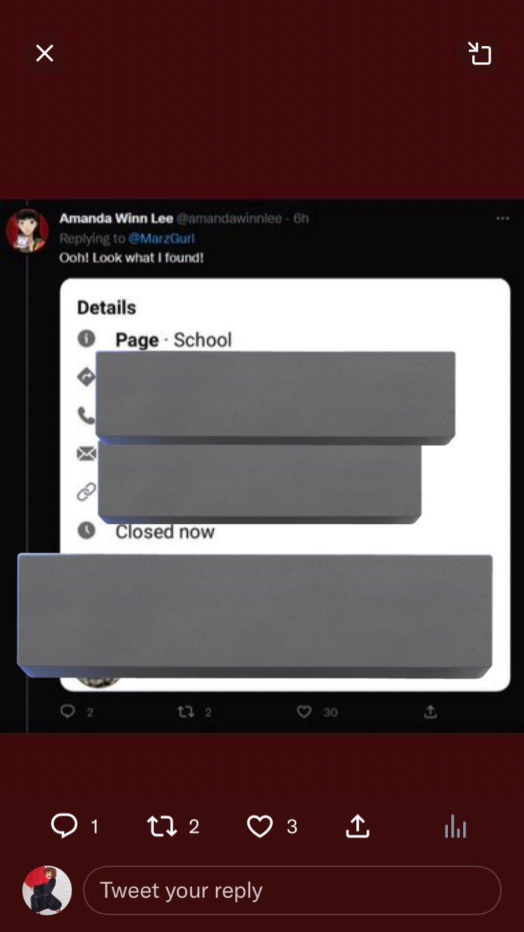 🏺🍃Exile1994🪡🧵 on Twitter: "DID THIS CRAZY BITCH JUST DOXX A FUCKING SCHOOL?!!! And the worst ...