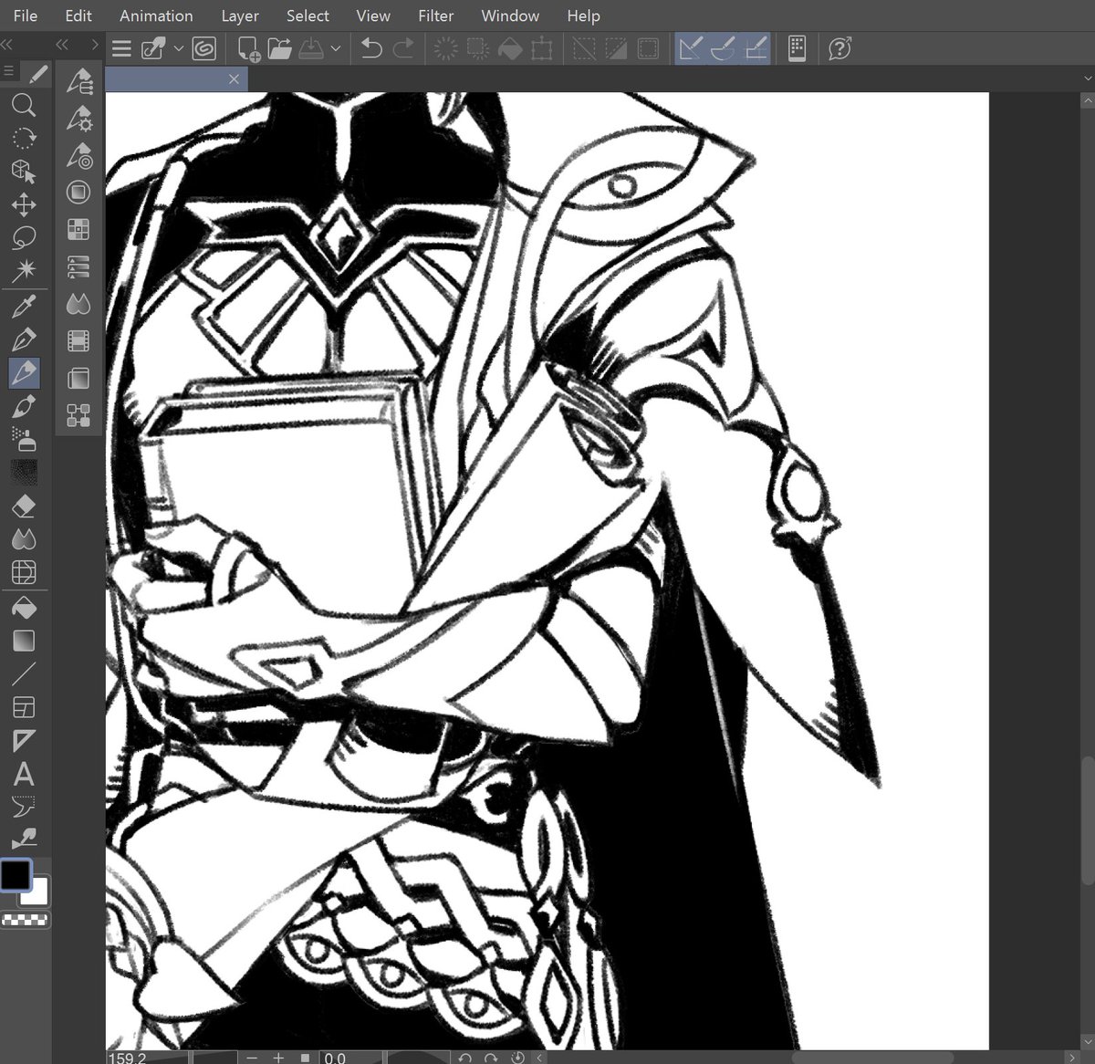 「Now i'm drawing him, I just realized. Th」|Fishu 🐟の漫画