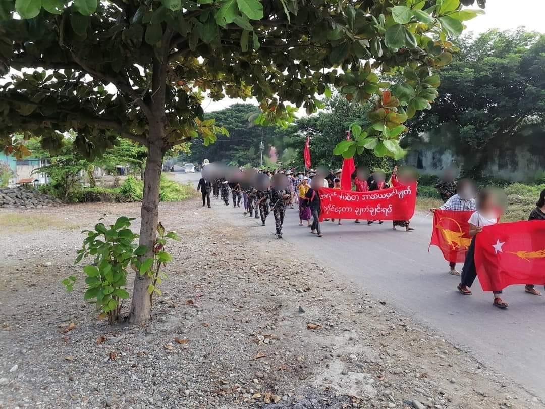 Khit Thit Media On Twitter ကလေးမြို့ ပင်မသပိတ် အင်အားစုများ ဖက်ဆစ် စစ်တပ် ချေမှုန်းရေး ချီတက