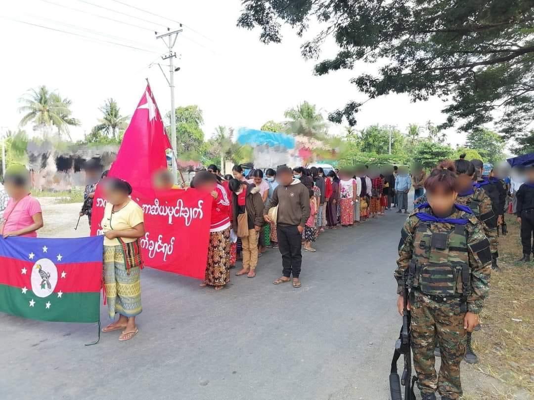 Khit Thit Media On Twitter ကလေးမြို့ ပင်မသပိတ် အင်အားစုများ ဖက်ဆစ် စစ